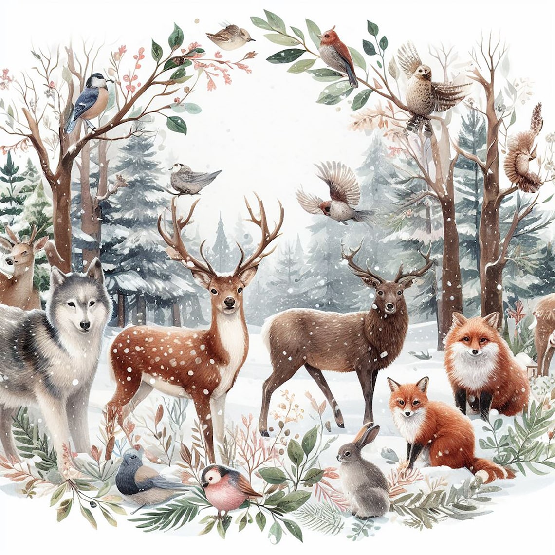 TRANSPARENT Version of Winter Animals Collection 5 22 PNG Clipart ...