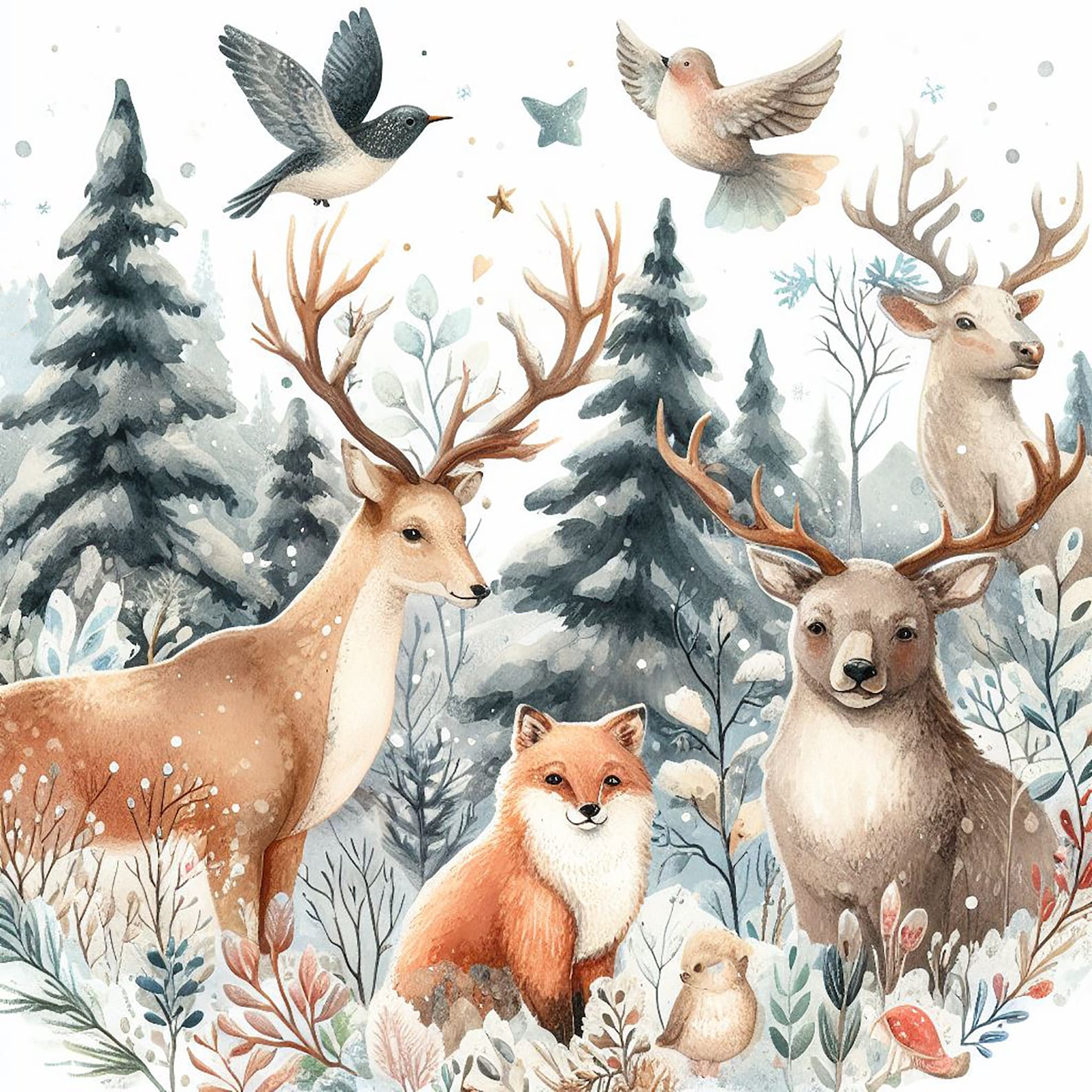 TRANSPARENT Version of Winter Animals Collection 5 22 PNG Clipart ...