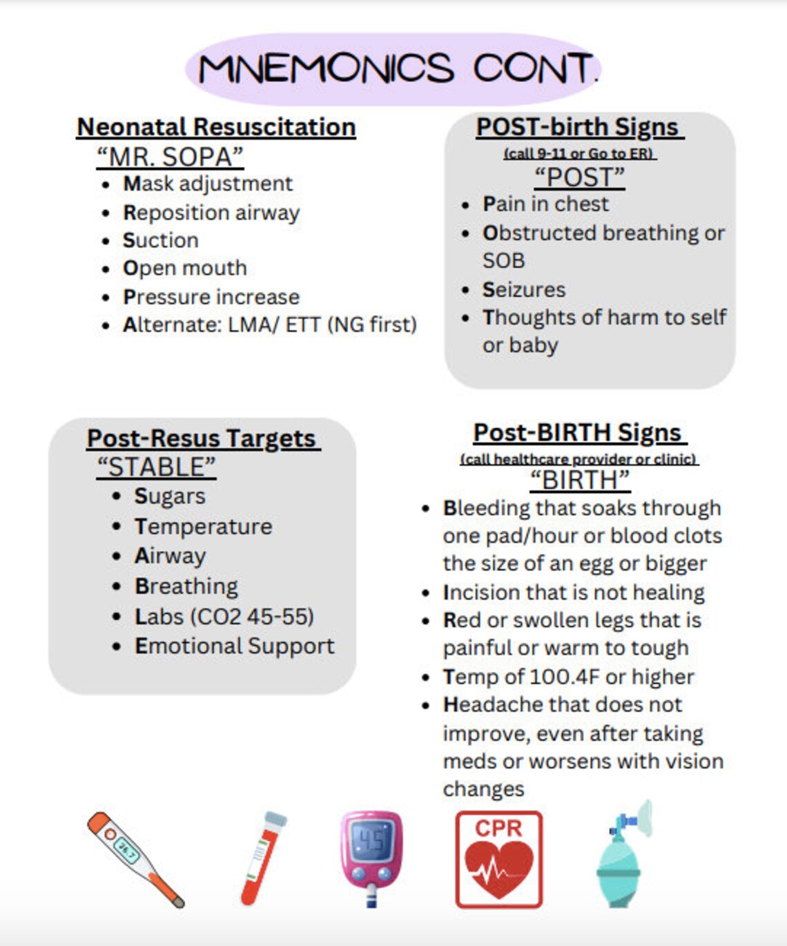 OB Maternity / Postpartum / Newborn Nursing Notes Plus Mark Klimek ...