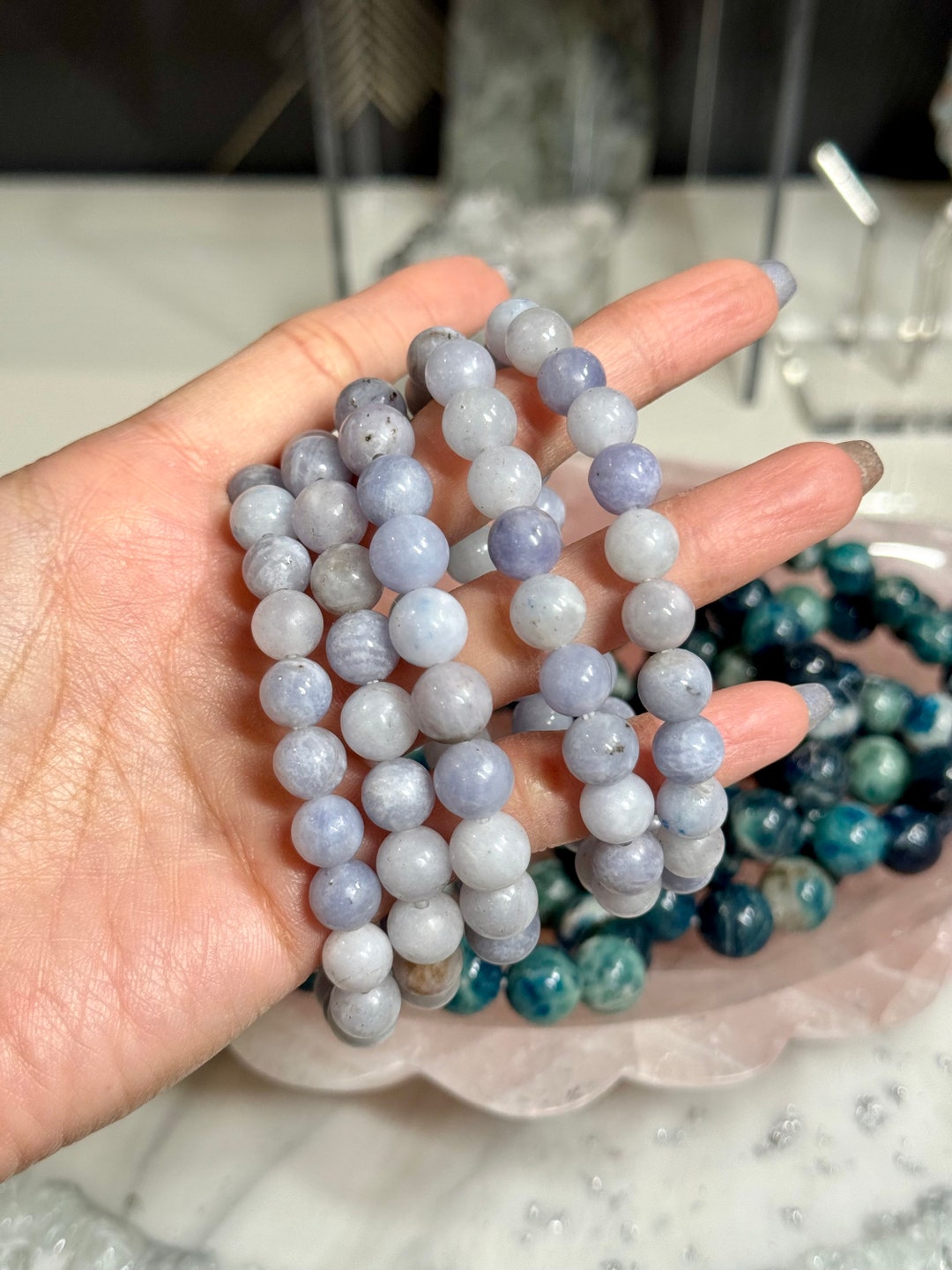 Hackmanite Bracelet - Highly Uv Active - Etsy