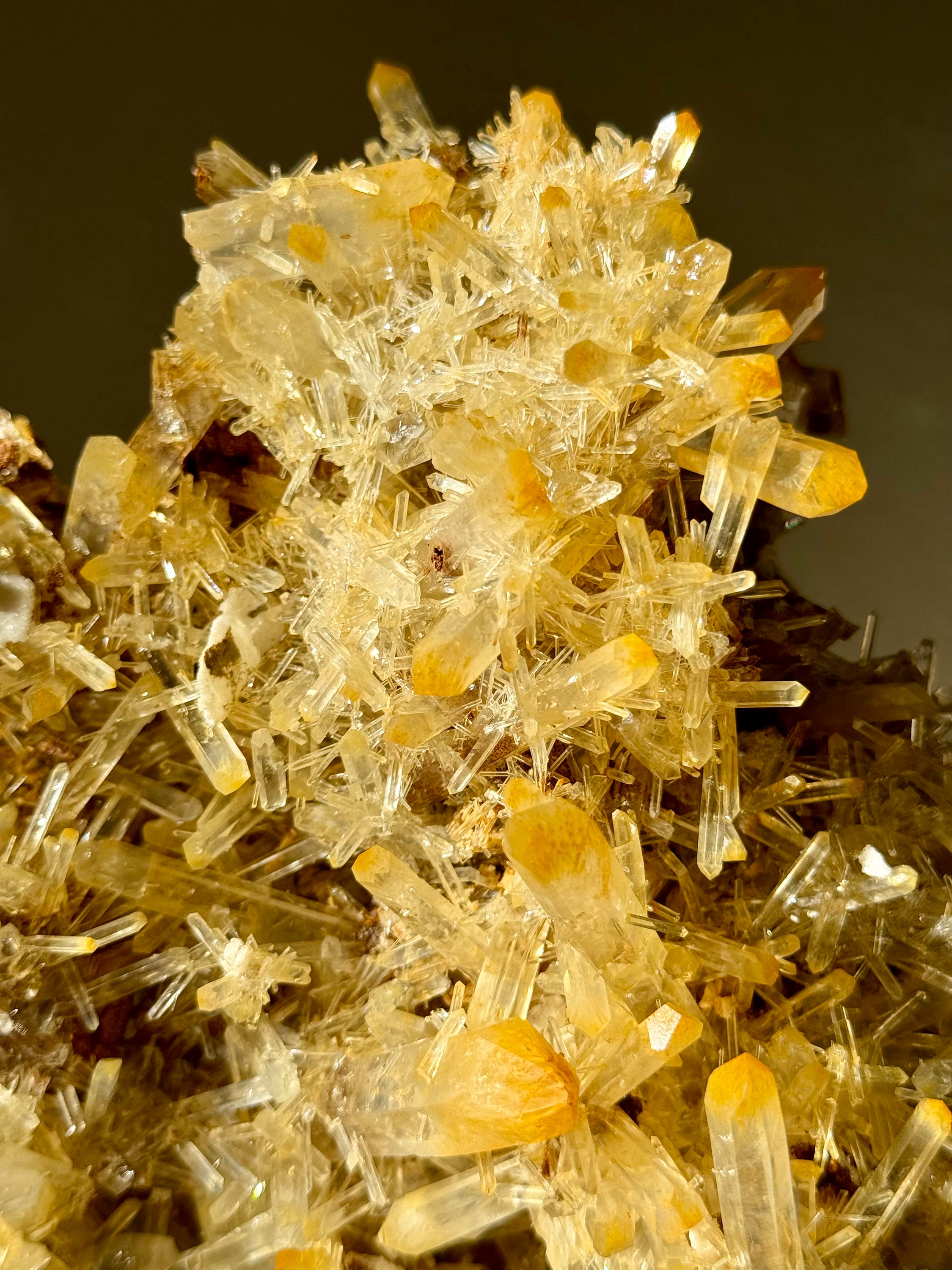 Mango Quartz Specimen - Quartz With Halloysite - Penas Blancas Mine ...