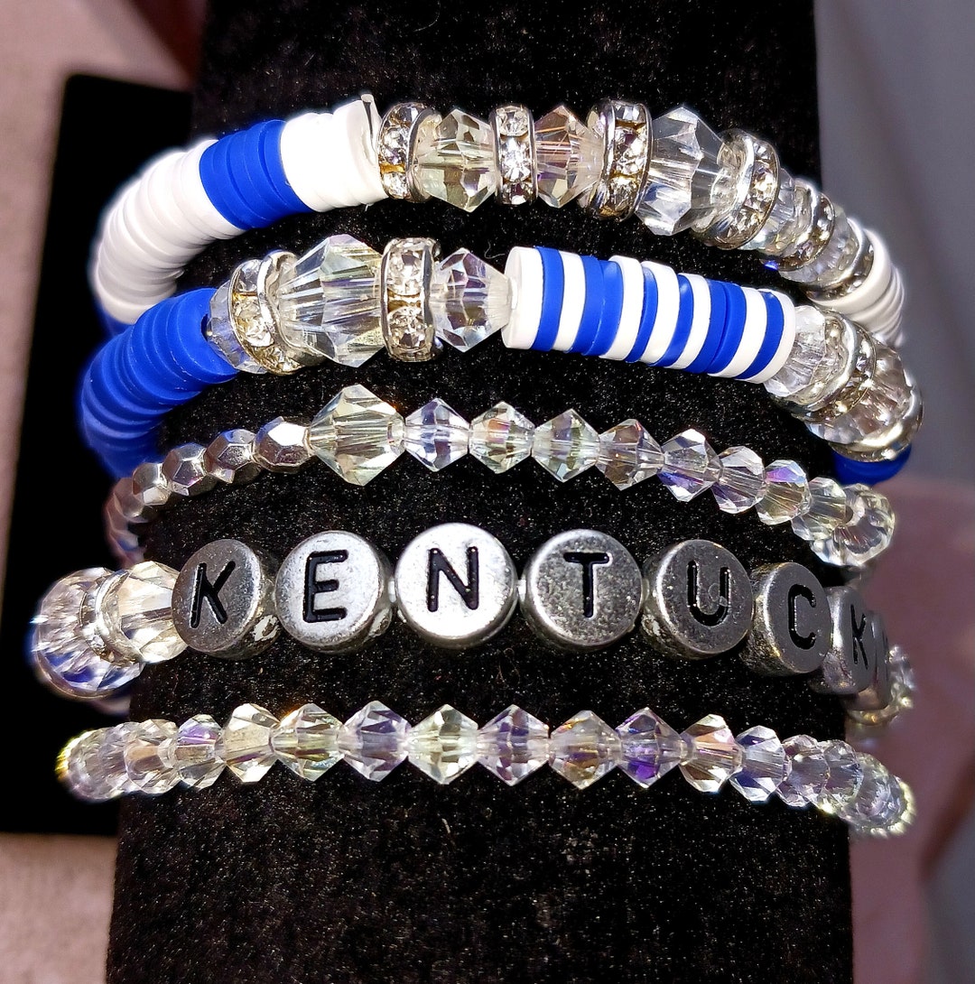 FULL STACK Heishi Stacking Bracelets Swarovski Crystals Rhinestones ...