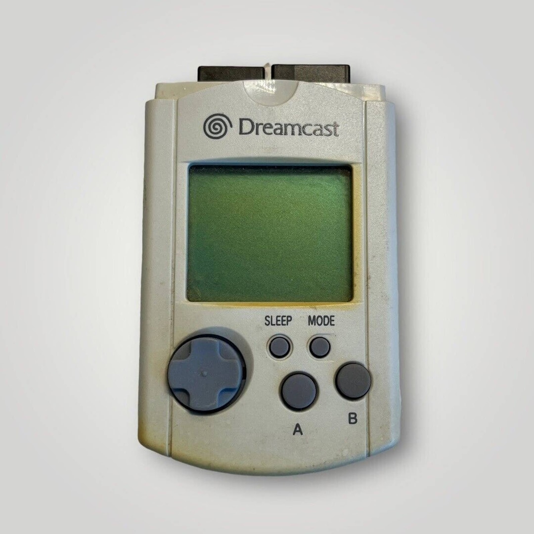 Official Sega Dreamcast VMU Visual Memory Unit Card Gray - Etsy