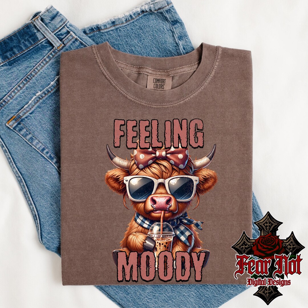 Feeling Moody Png, Moody Png, Moo Png, Cow Png, Western Png, Farm ...