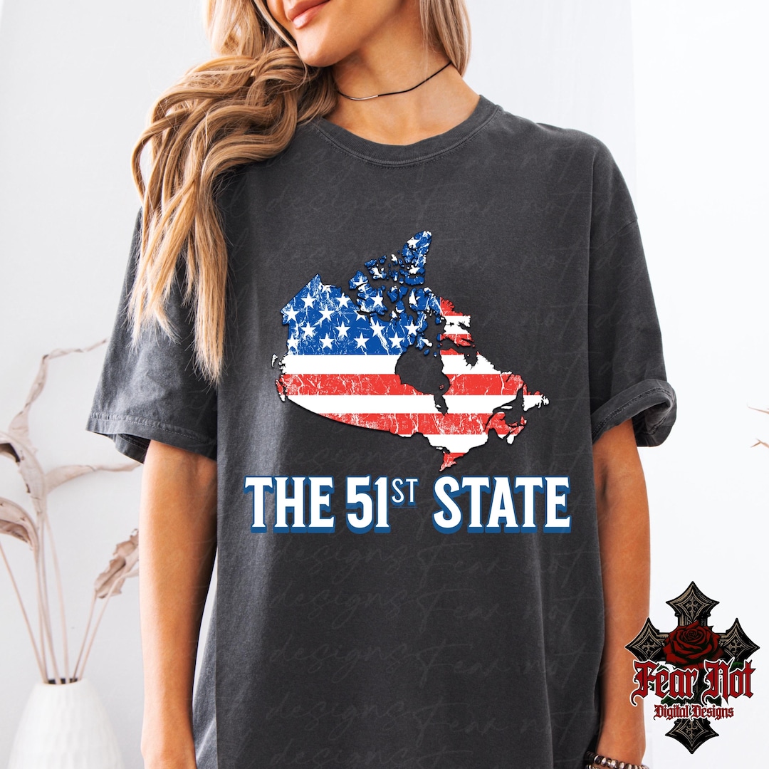 Canada 51st State PNG, USA Flag Design (digital Download) - Etsy
