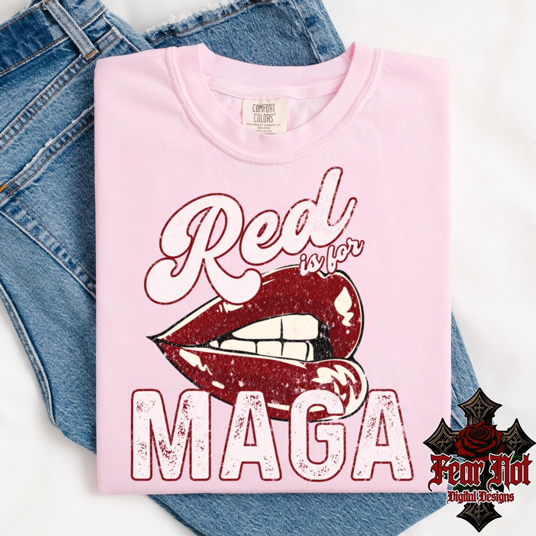 Red Lipstick Movement Png, Red Png, MAGA Png, Trump Png - Etsy