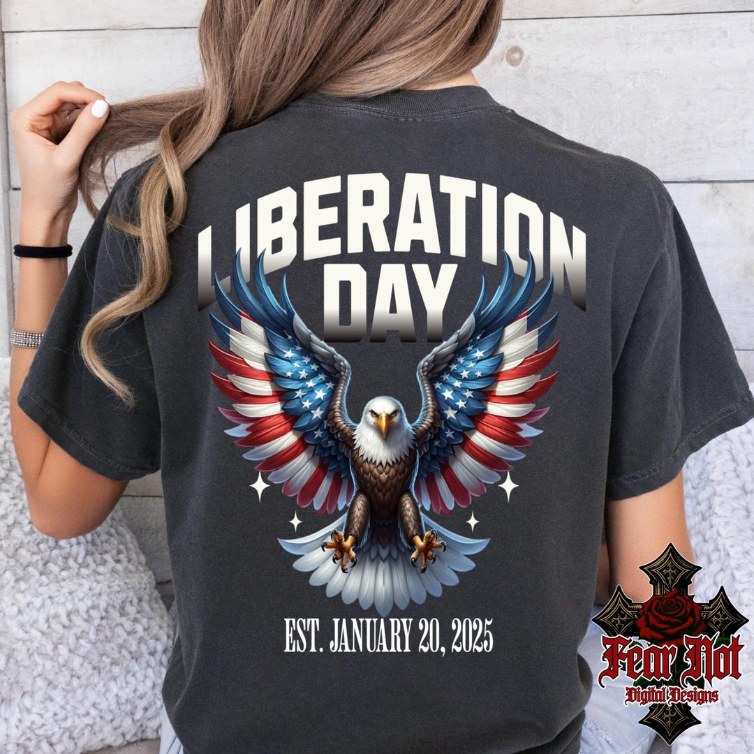 Liberation Day Eagle PNG, Patriotic Design (digital File) - Etsy