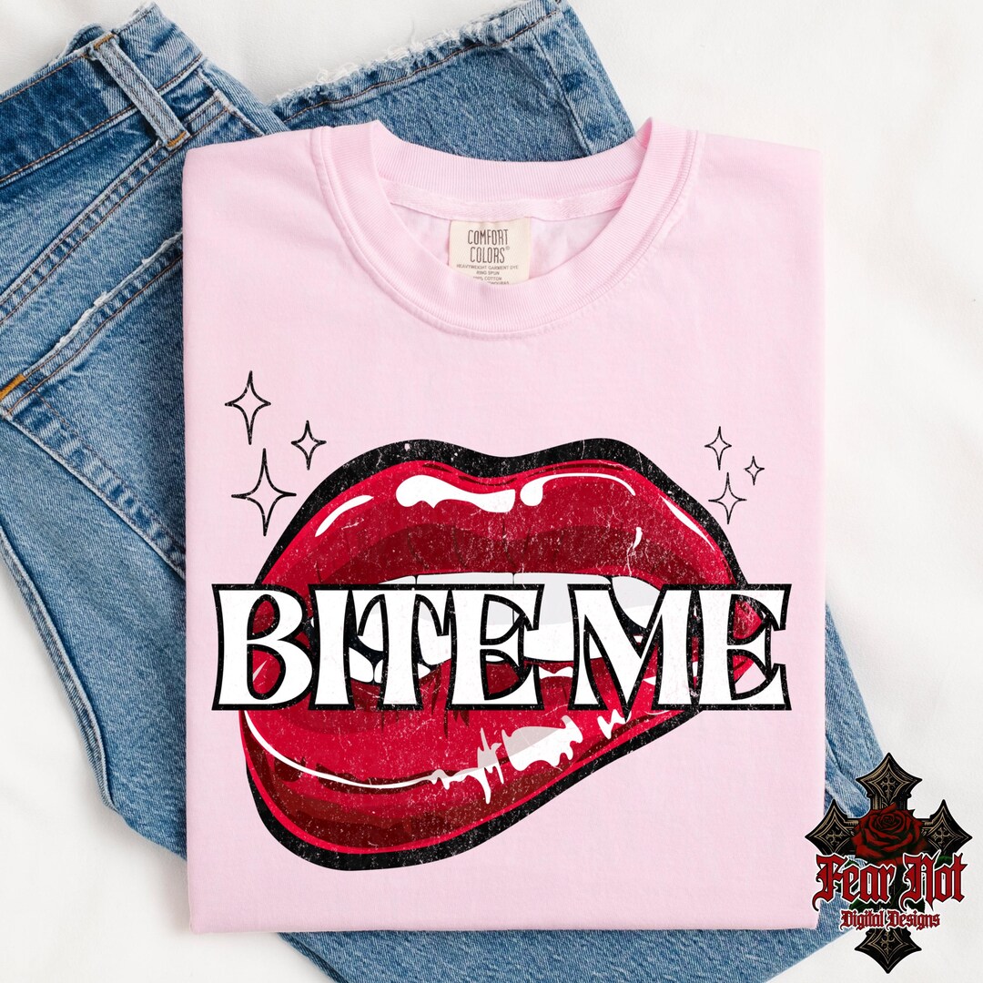 Bite Me Png, Mouth Png, Funny Png - Etsy