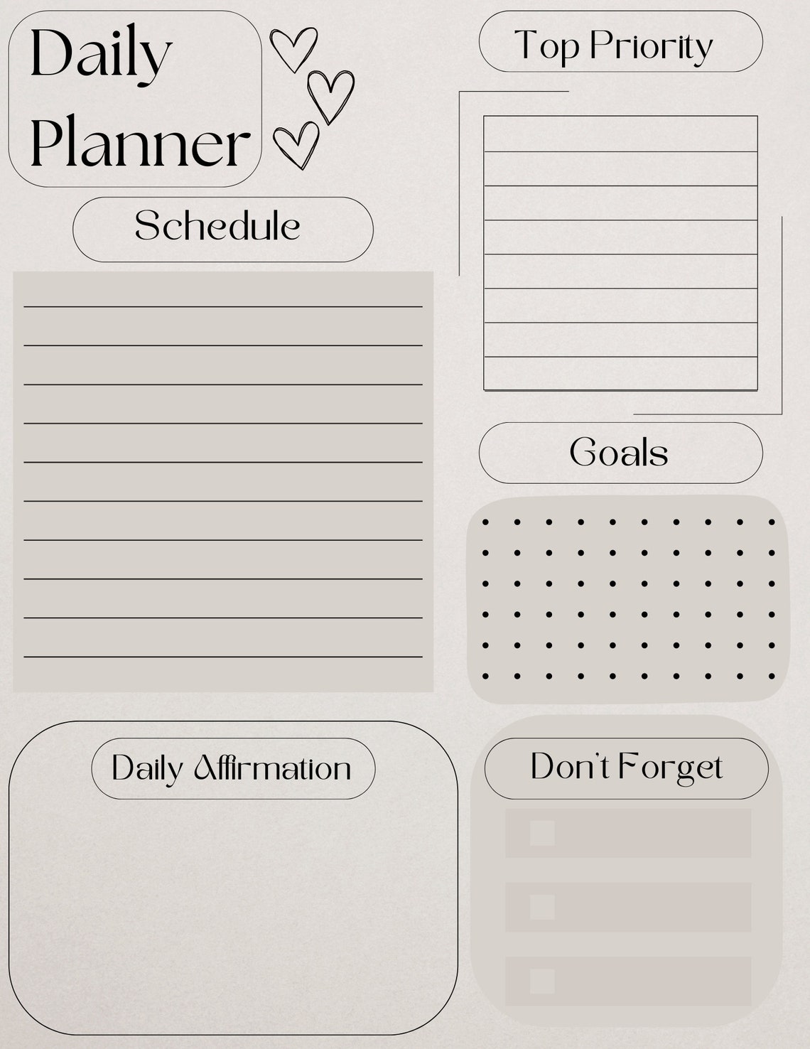 2024 Cute Daily and Weekly Planner - Etsy
