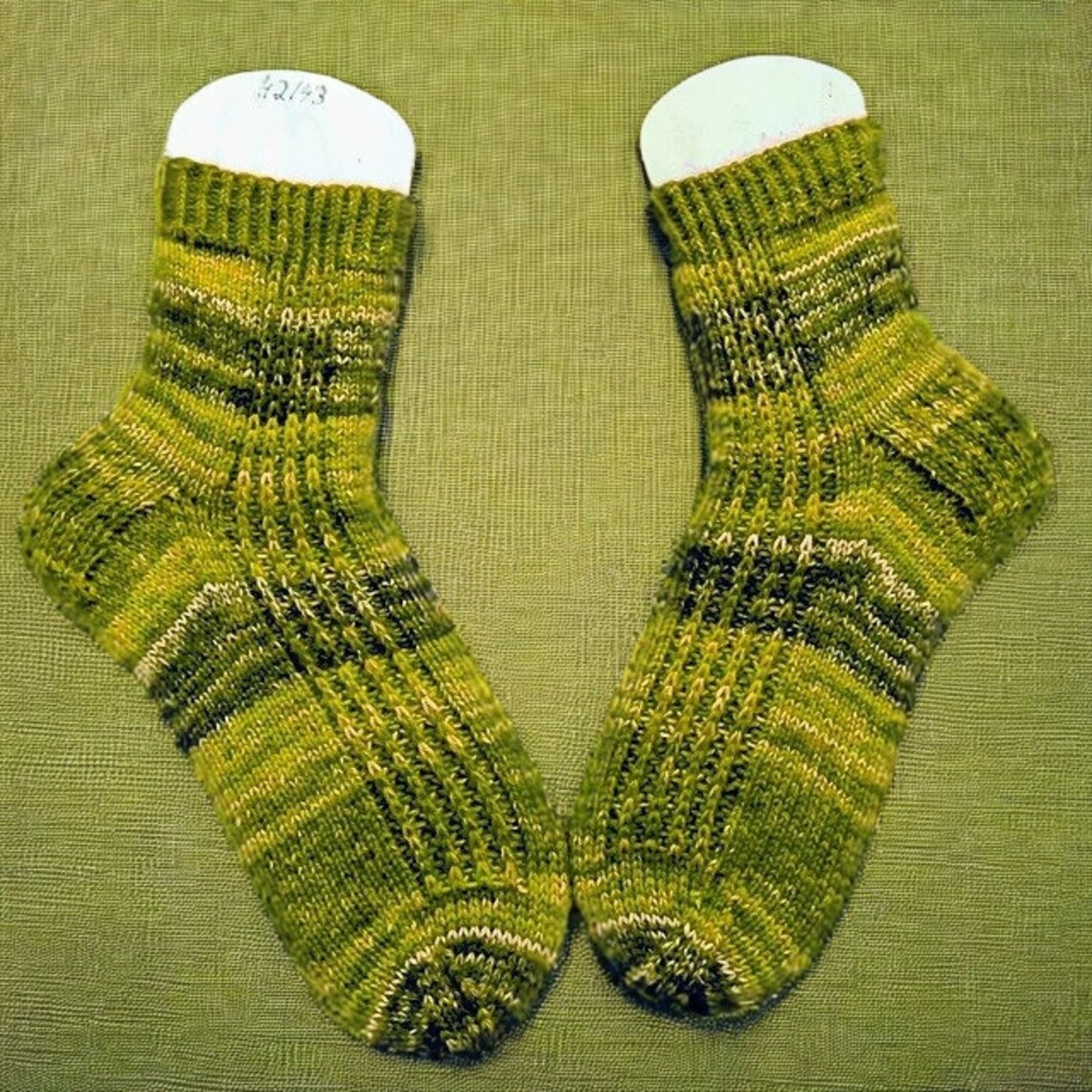 Sock Knitting Instructions-sock Pattern-beginner Sock Knitting Pattern ...