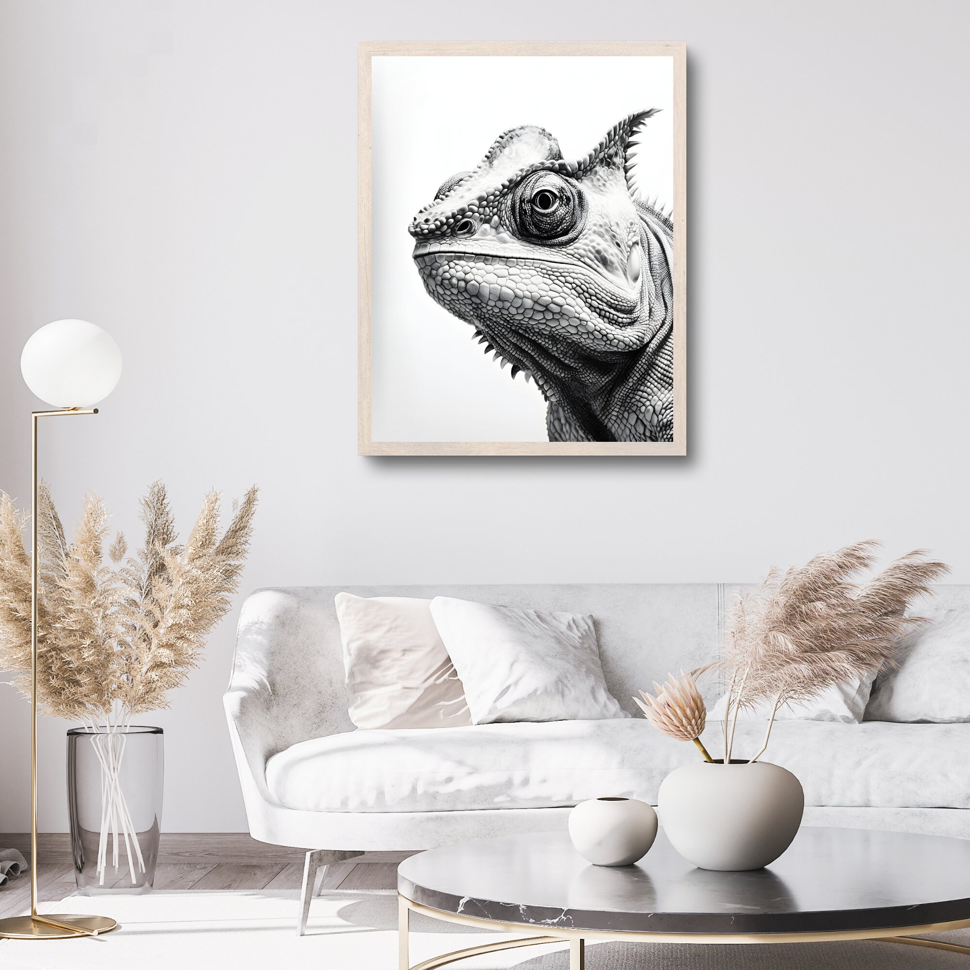 Digital Download Chameleon, Wall Art, Wall Decor, Download Print ...