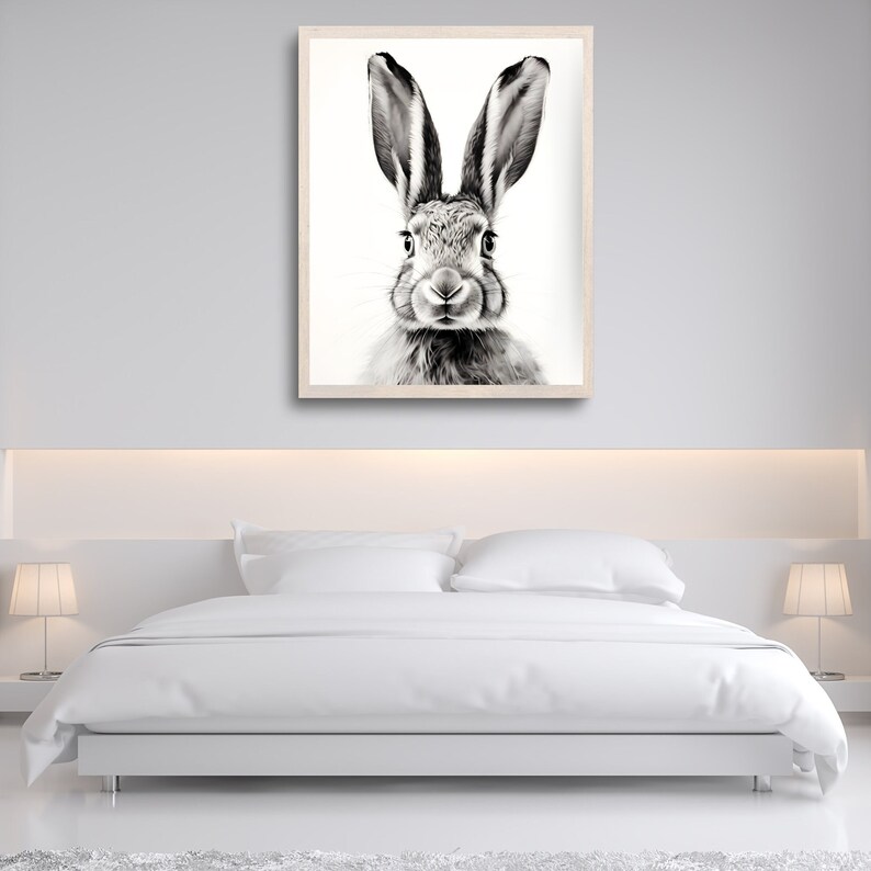 Digital Download Hare Wall Art Wall Decor Download Print - Etsy