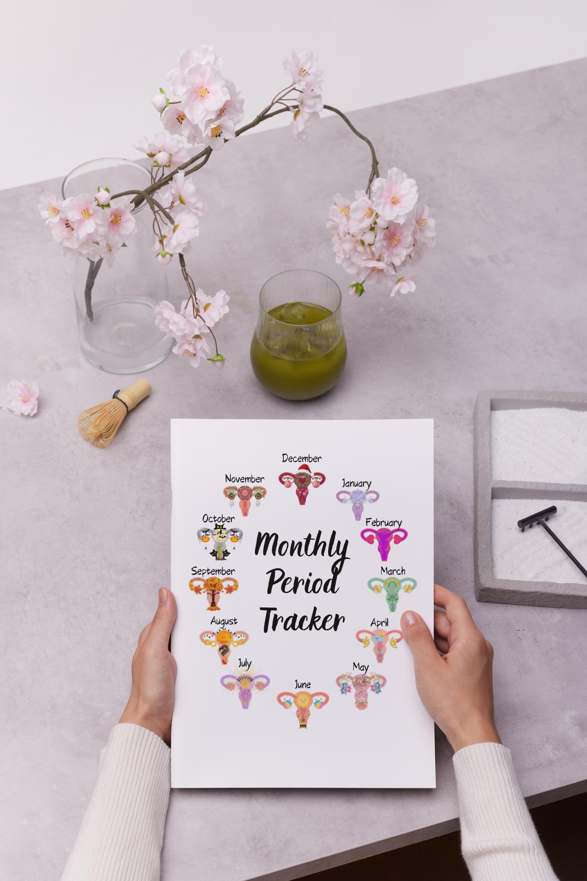 Period Tracker Printable, Ovulation Planner, Cycle Tracker, Women’s ...