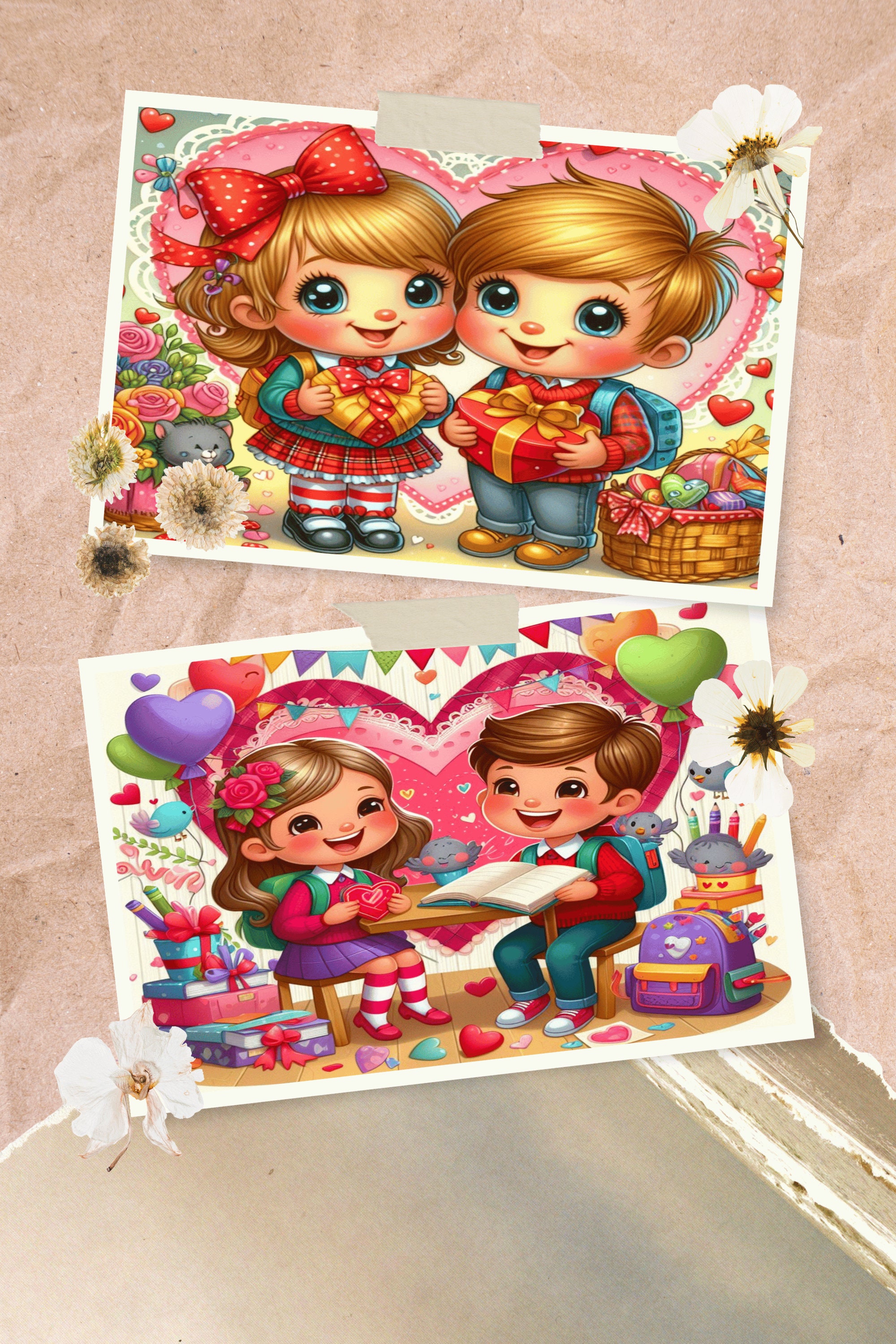 Love Postcards, Printable Romantic Postcard Digital Download ...