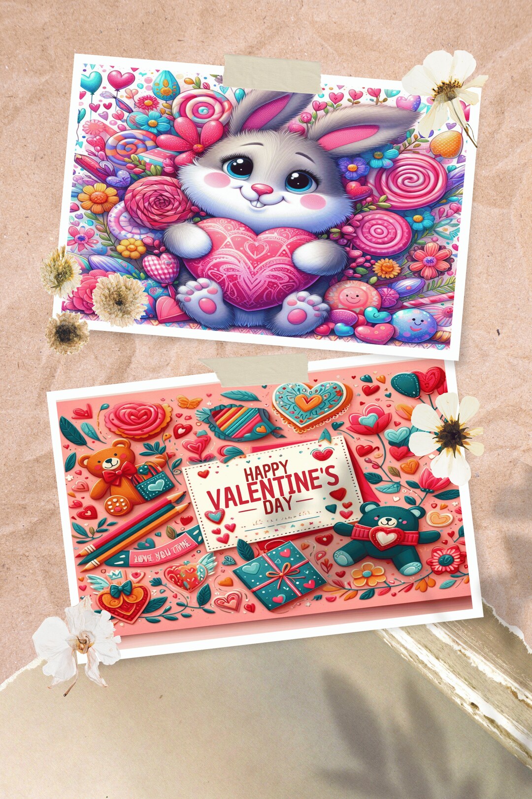 Love Postcards, Printable Romantic Postcard Digital Download ...