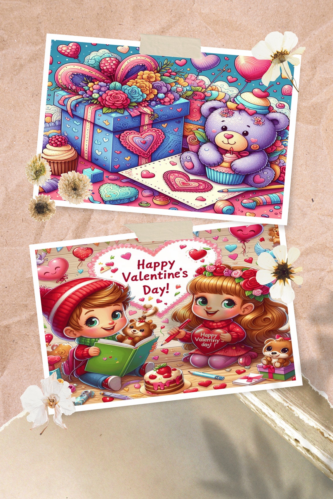 Love Postcards, Printable Romantic Postcard Digital Download ...