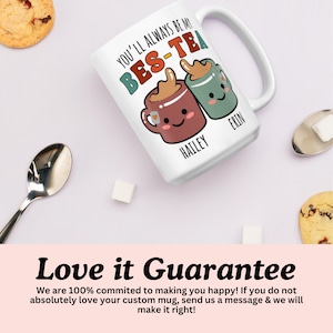 Personalized Best Friend Mug, Tea Lover, Bestie Ceramic Cup ...