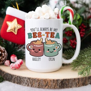 Personalized Best Friend Mug, Tea Lover, Bestie Ceramic Cup ...