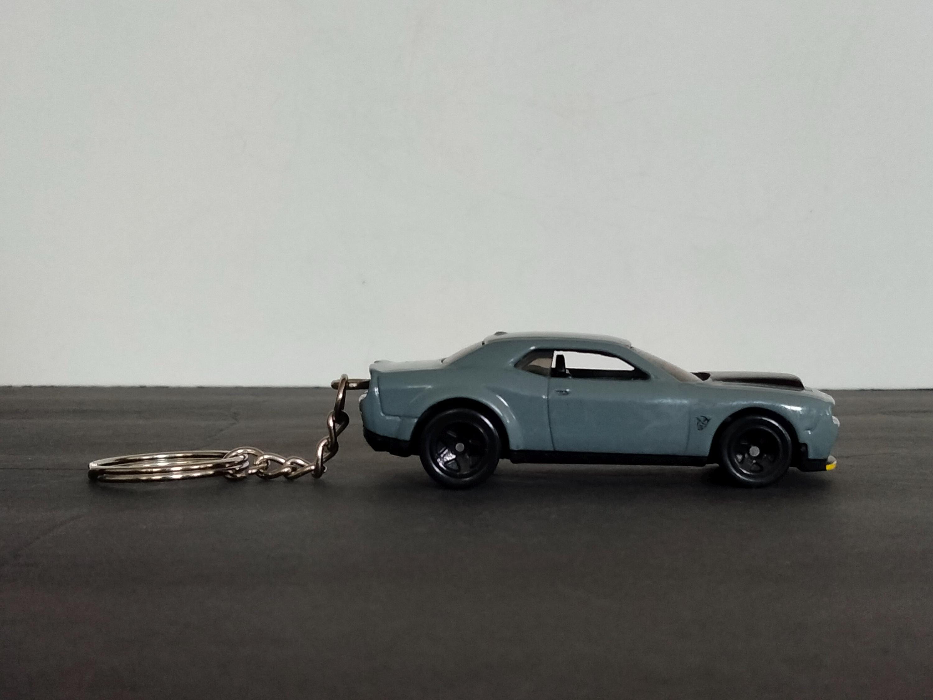 2024 Dodge Challenger SRT Demon 170 Keychain Destroyer Gray 1/64 Scale ...