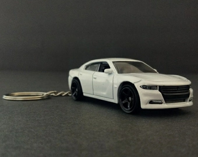 2018 Dodge Charger R/T HEMI Keychain White - Etsy