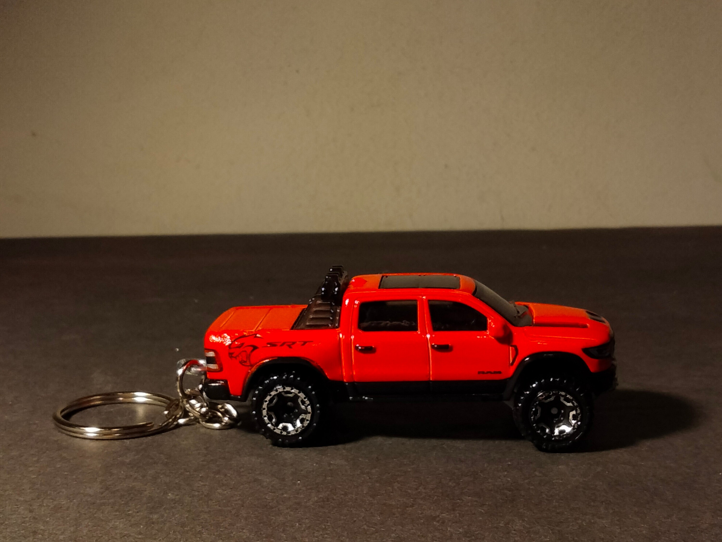 Dodge RAM 1500 TRX Hellcat Truck Keychain Red Color - Etsy