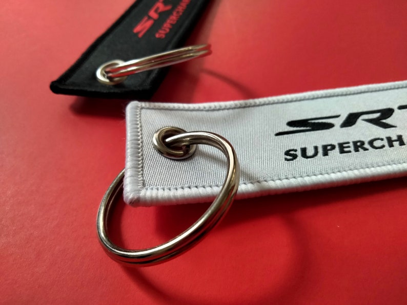 Dodge SRT Hellcat Supercharged Keychain Lanyard Black & White - Etsy