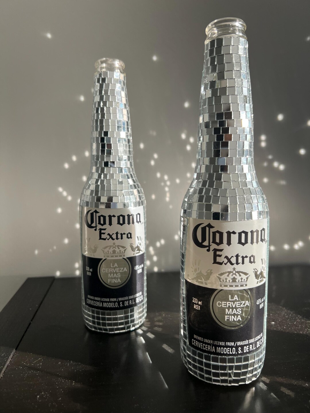 Hand Made Custom Disco Corona Bottle Graduation, Bridal , 21st Birthday ...
