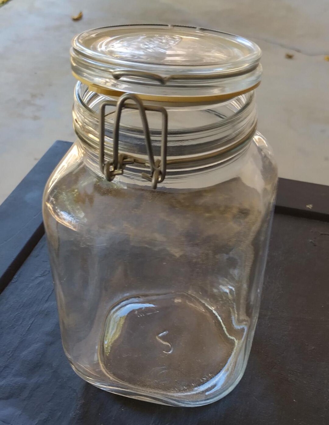 Vintage Glass Jars With Wire Latch Seals Perfect for Kitchen Storage or ...