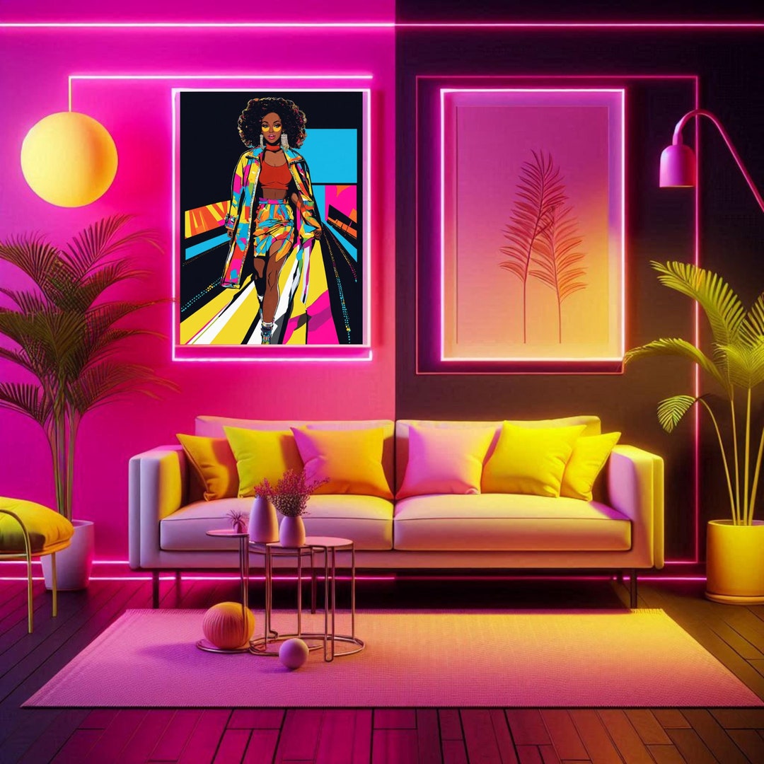 African American Woman Wall Art by Cristana Cato – Bold, Colorful ...