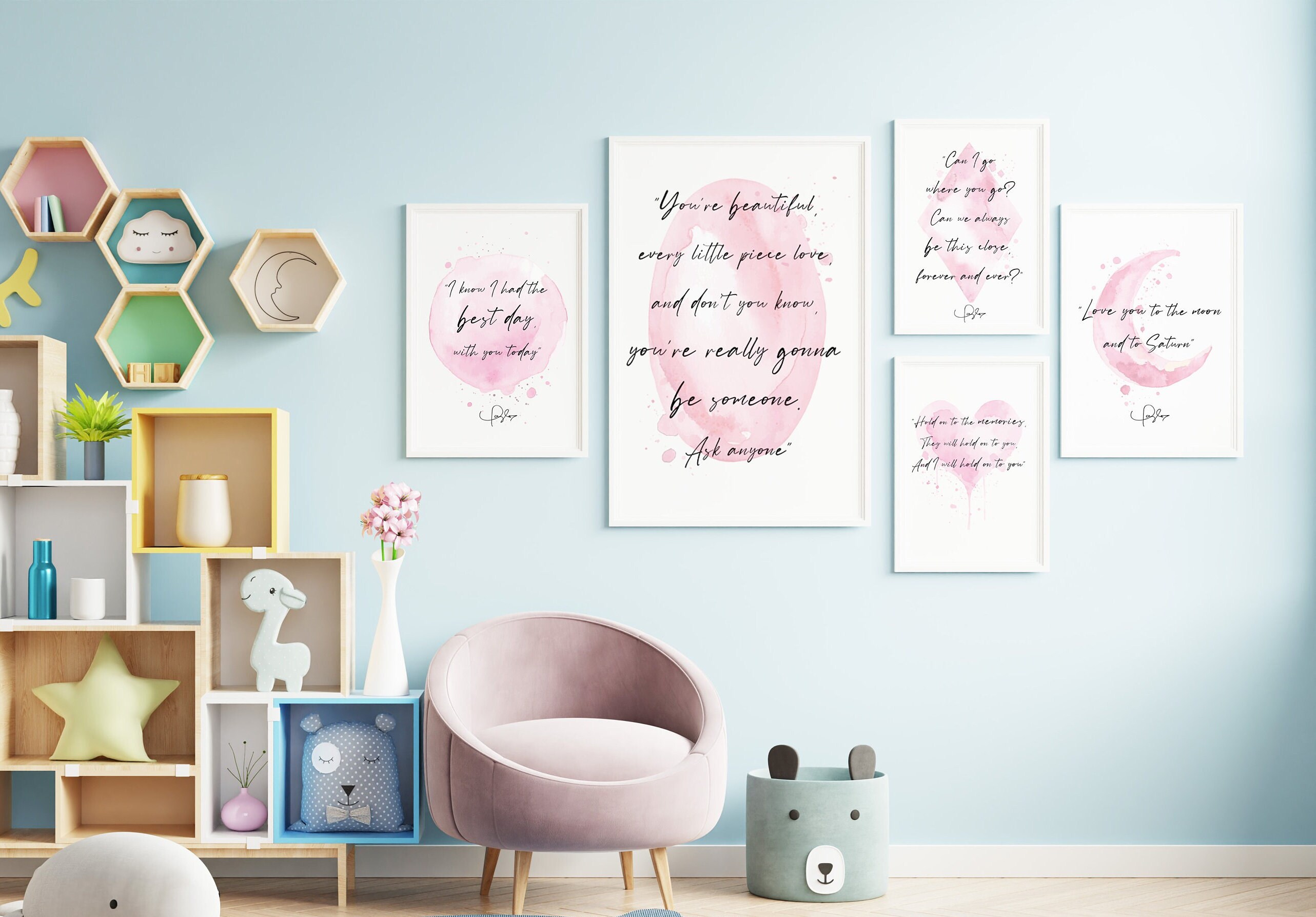 Taylor Swift Wall Art, Digital Download, Nursery Decor, Little Girls ...