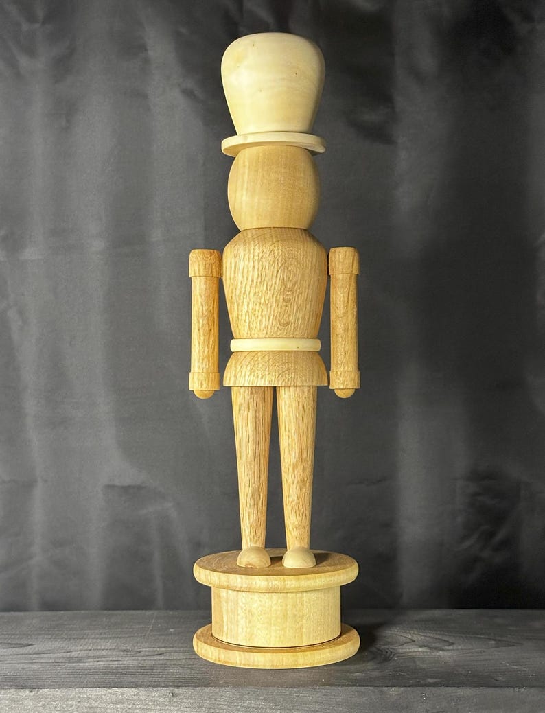 Wooden Nutcracker Modern Style - Etsy