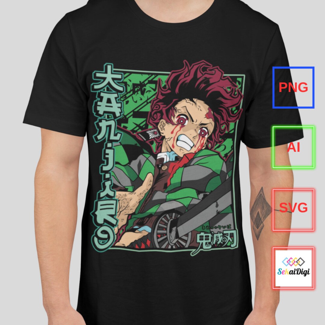 Anime Vector Files, for Dtf and Dtg, Anime 300 Dpi Anime Png,svg,ai - Etsy