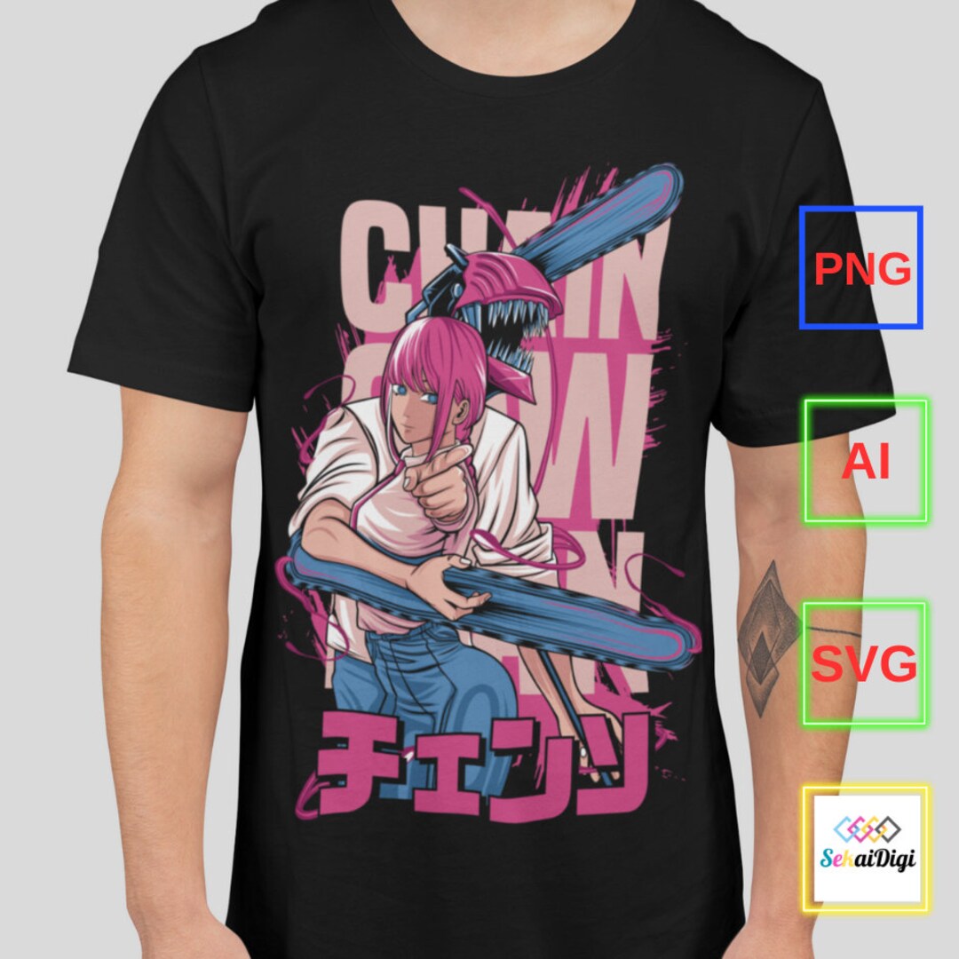 Anime Vector Files for Dtf and Dtg Anime 300 Dpi Anime - Etsy