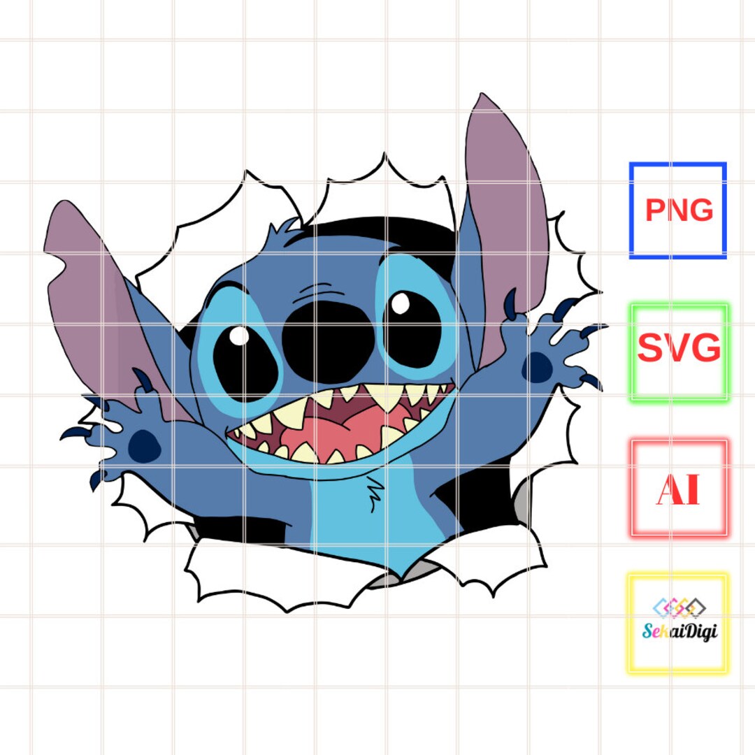 Stitch Layered SVG, Vector, Cut Files for Cricut and Silhouette,ready ...
