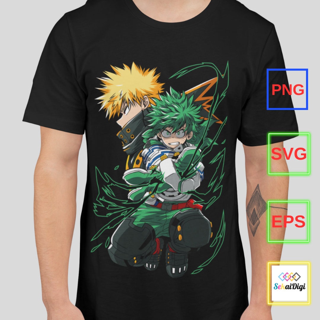 Anime Vector Files for Dtf and Dtg Anime 300 Dpi Anime - Etsy