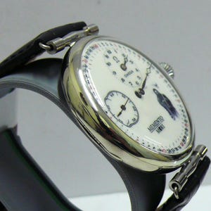 Stunning Swiss Omega REGULATEUR Memento Mori Gents Oversized Wristwatch ...