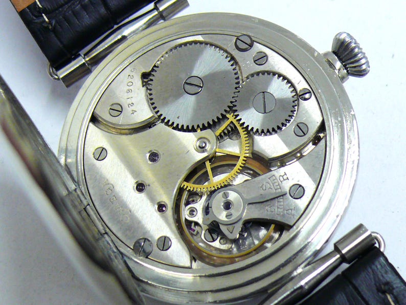 Stunning Swiss Omega REGULATEUR Memento Mori Gents Oversized Wristwatch ...