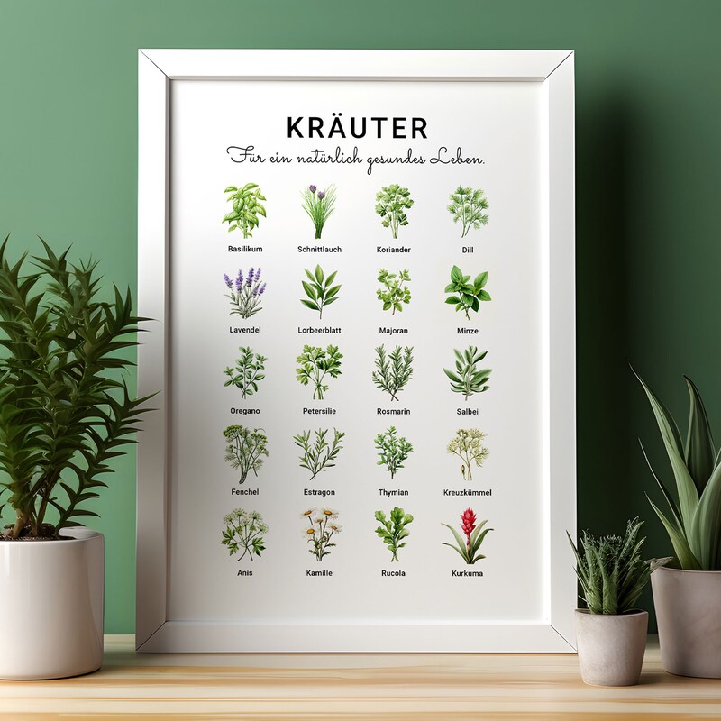 Kruiden poster - Etsy Nederland