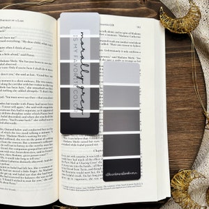 Morally Grey Aesthetic Bookmark | Cute Bookmark, Bookish Gifts for Book ...