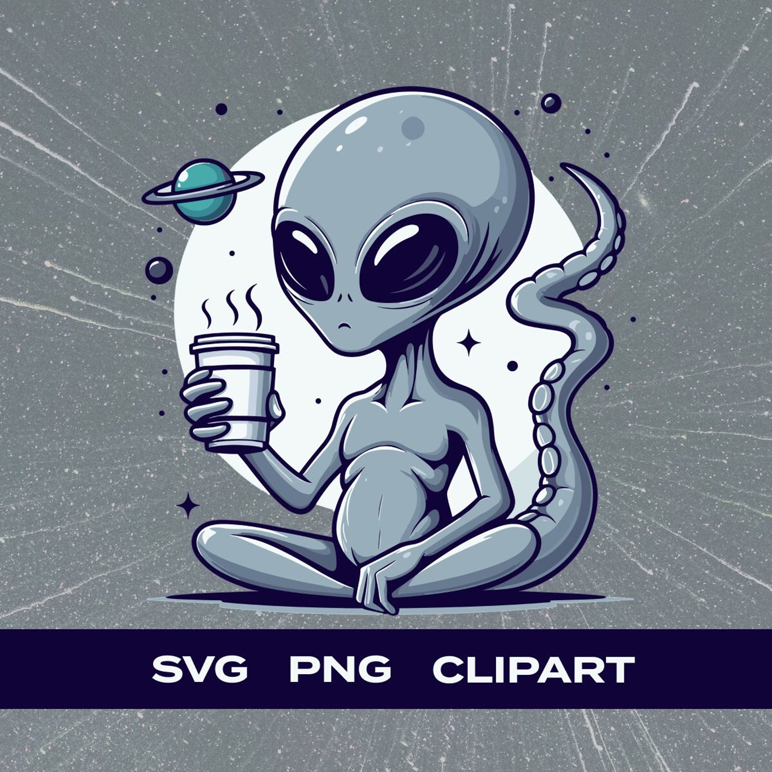 Alien Svg, Alien Vector, Coffee Clipart, Alien, Ufo, Alien Clipart ...