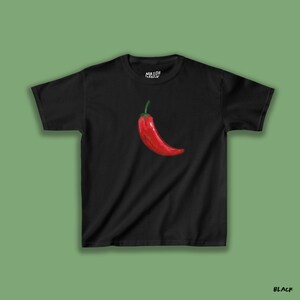 Chili Pepper Baby Tee, Chili Emoji Shirt, Spicy Baby Tee, It Girl ...