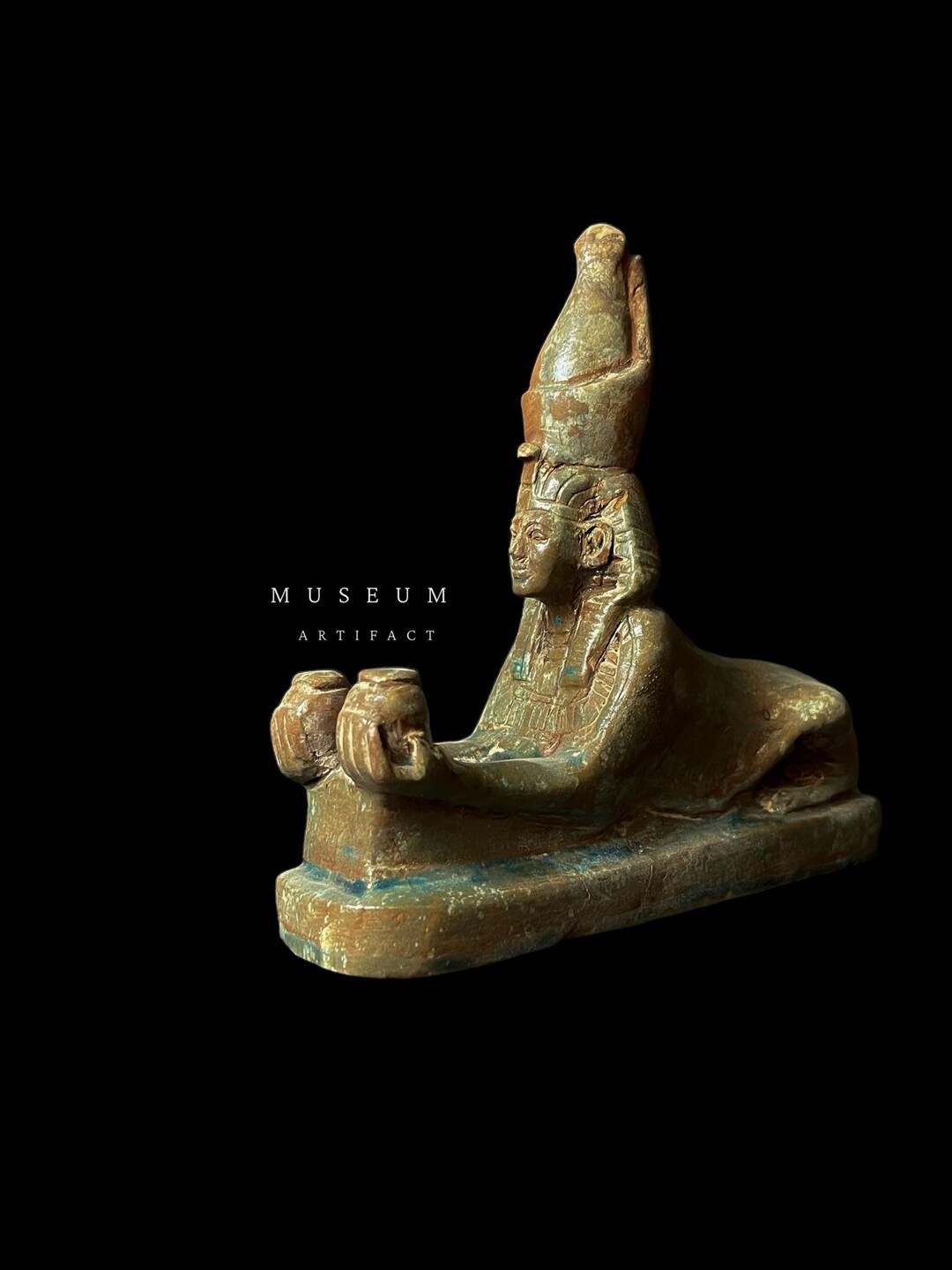 Egyptian Sphinx Replica Statue Made of Stone, Sphinx Statuette. - Etsy