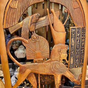 King Tutankhamun Ceremonial Shield Replica: Rare Egyptian Collection - Etsy