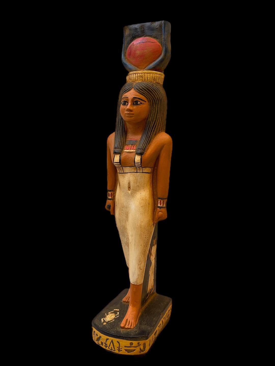 Manifest Large Handmade Goddess Hathor Statuette , Statue for the ...