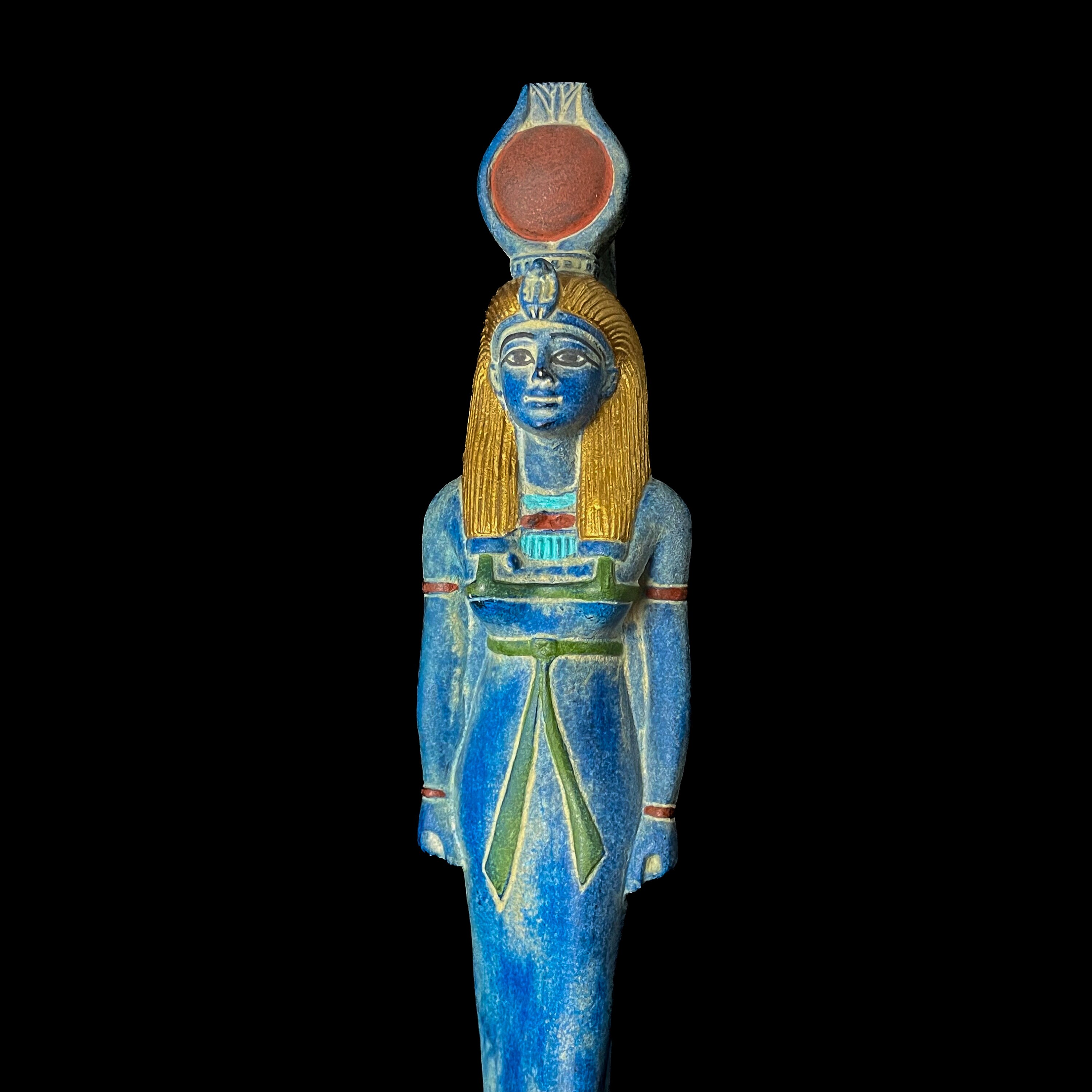 Manifest Handmade Goddess Hathor Statuette , Statue for the Egyptian ...