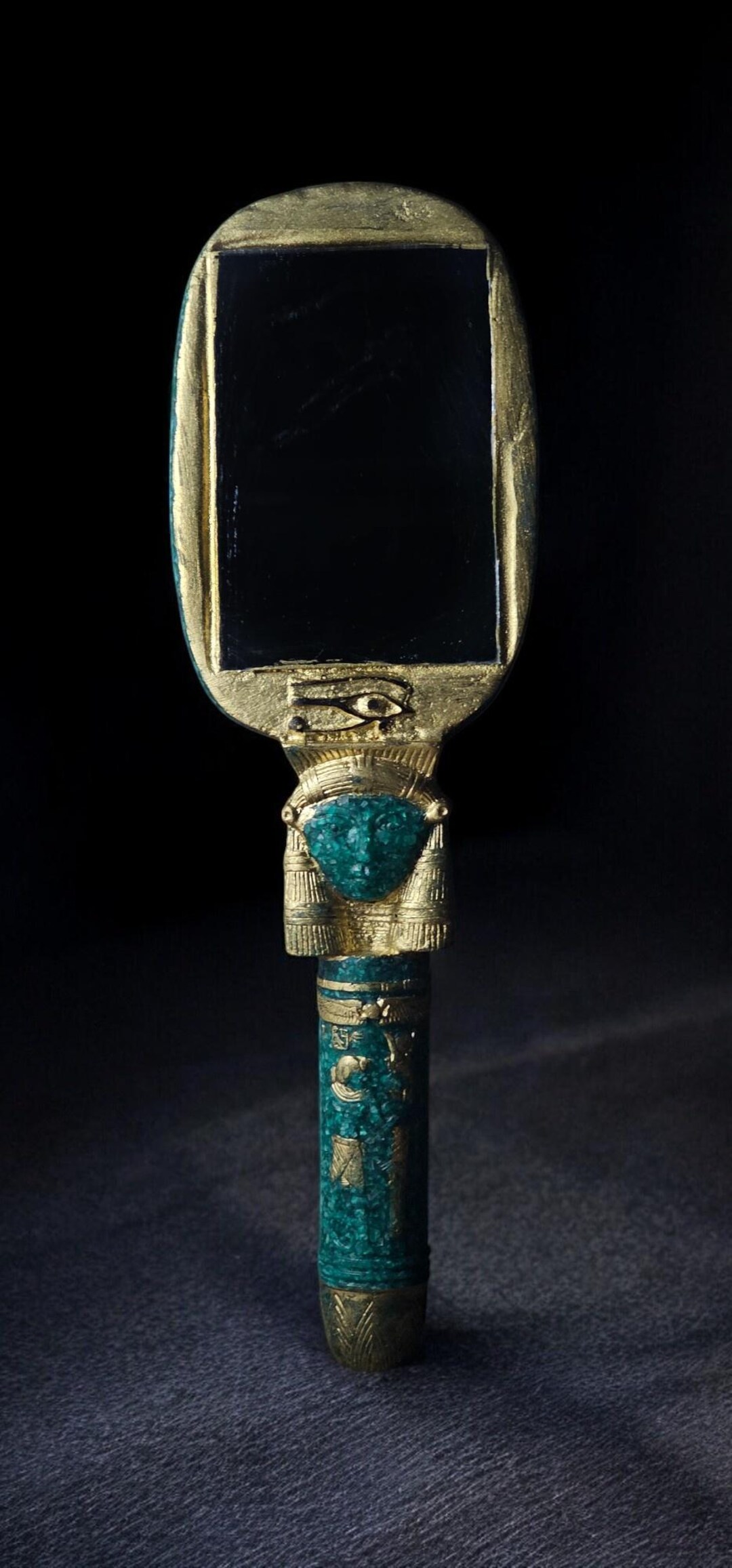 Goddess Hathor Mirror: Ancient Egyptian Religious Artifact - Etsy