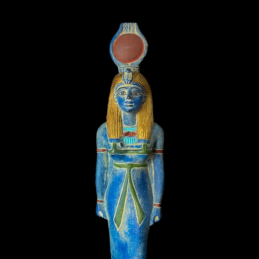 Manifest Handmade Goddess Hathor Statuette , Statue for the Egyptian ...