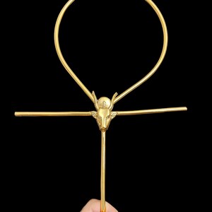 Ankh Cross Key of Life Symbol. With Goddess Hathor Ankh Key to Life ...