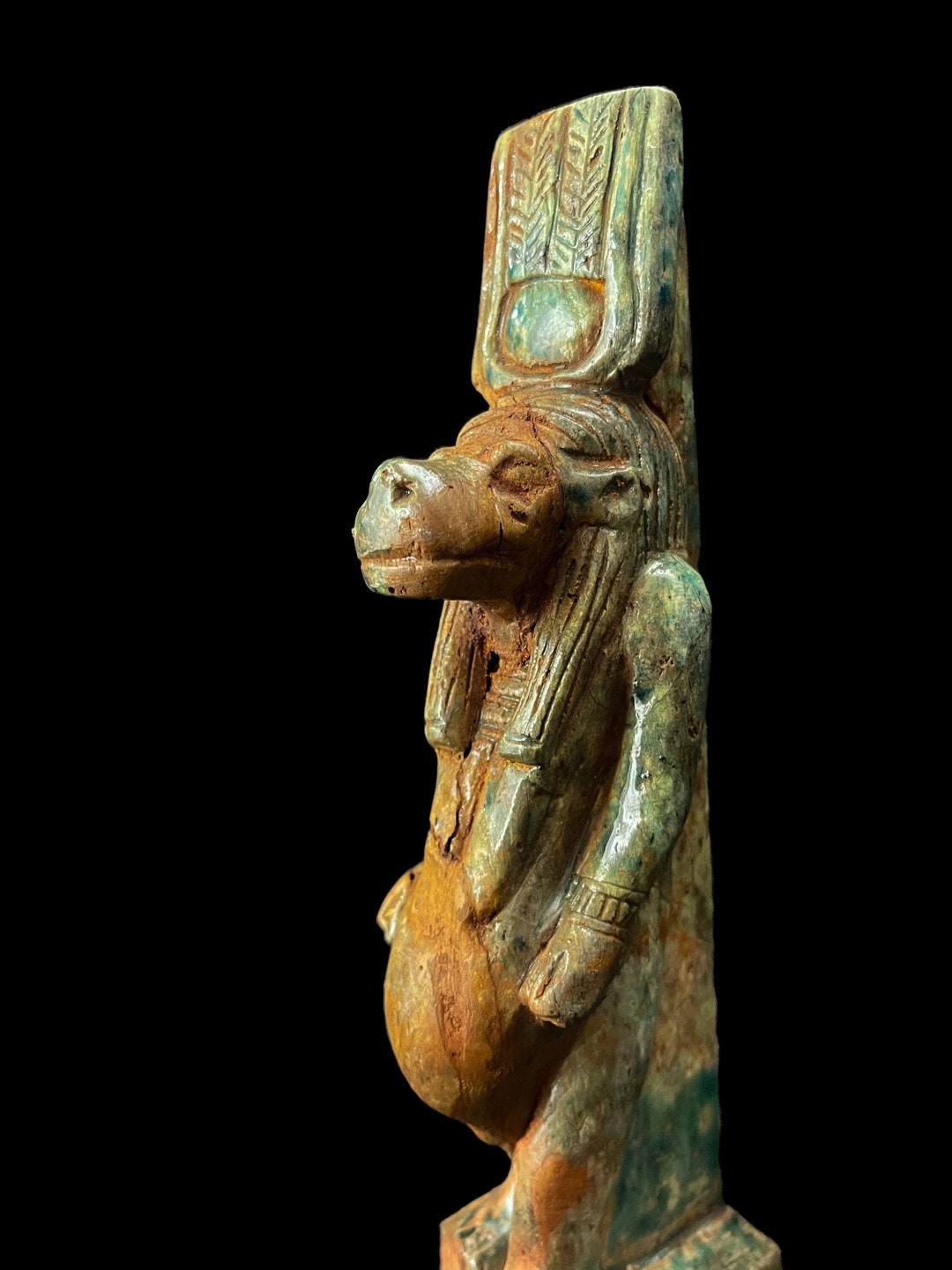 Egyptian Goddess Taweret Statue Symbol, Goddess Taweret ( Sobek ...