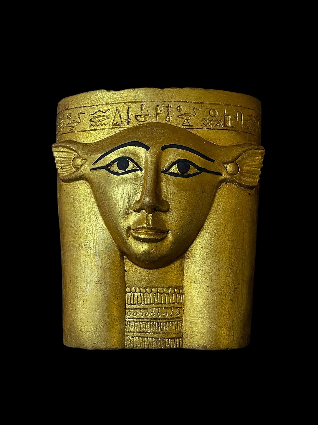 Manifest Handmade Goddess Hathor Statuette , Statue for the Egyptian ...